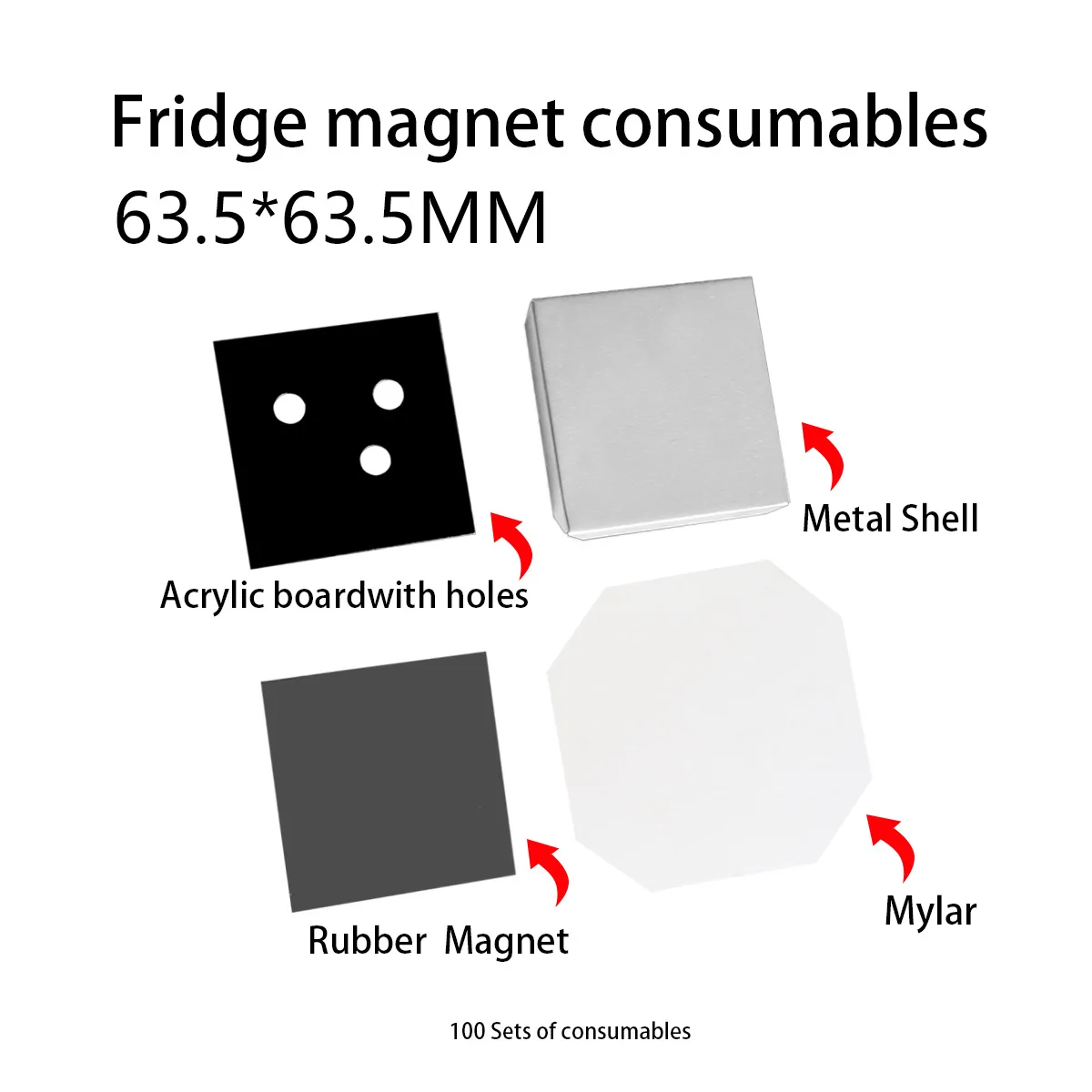 Rectangle Fridge Magnet Maker - Create Custom Badges