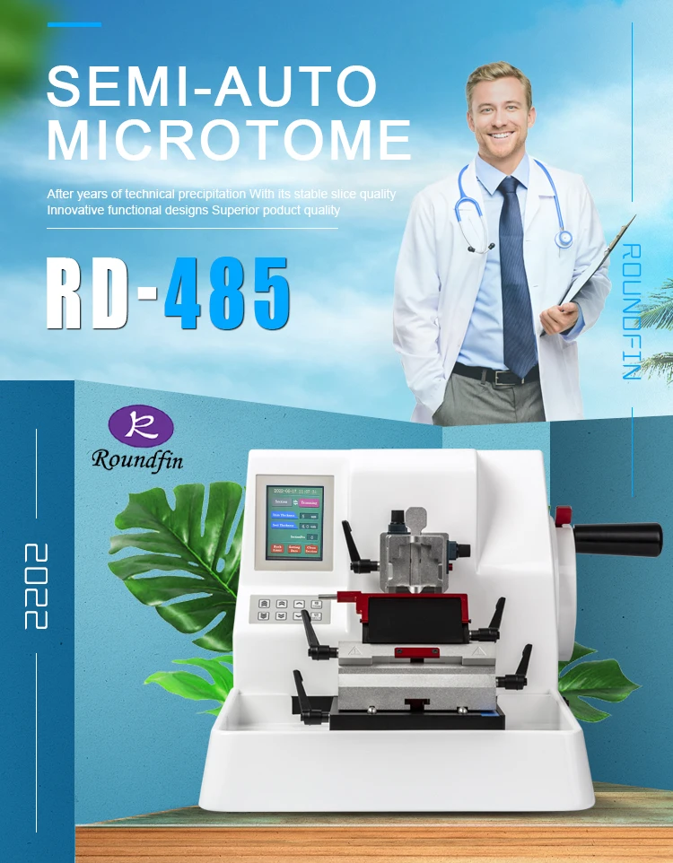Semi-auto Microtome - Precision Tissue Sectioning