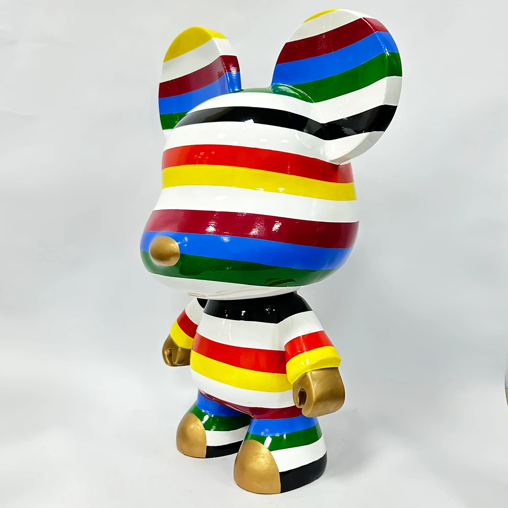 Colorful Bearbricks Decoration Sculpture High Quality Hand-drawing Shop ...