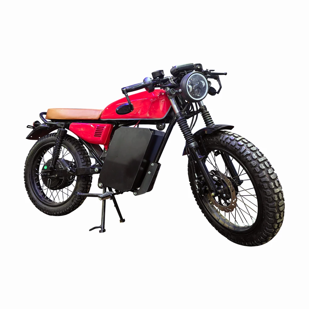 19 Inch Big Wheel Long Range Electric Motorcycle 8000W 2000W Brushless ...