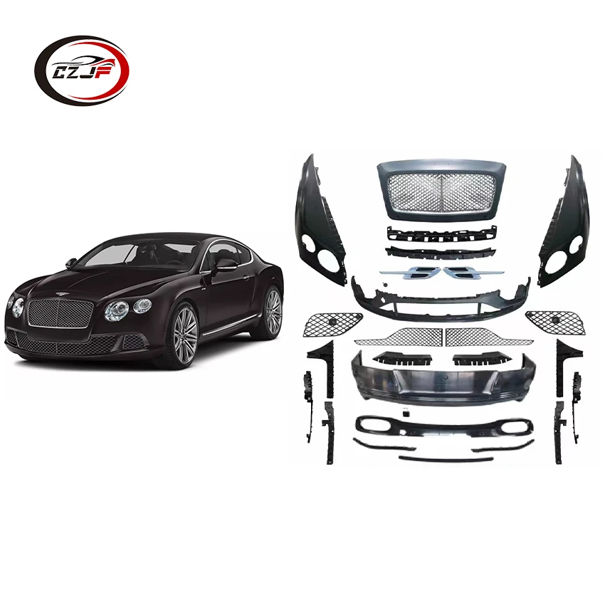CZJF Car Front Bumper Body Kit For Bentley Continental GT 2012 2013 ...