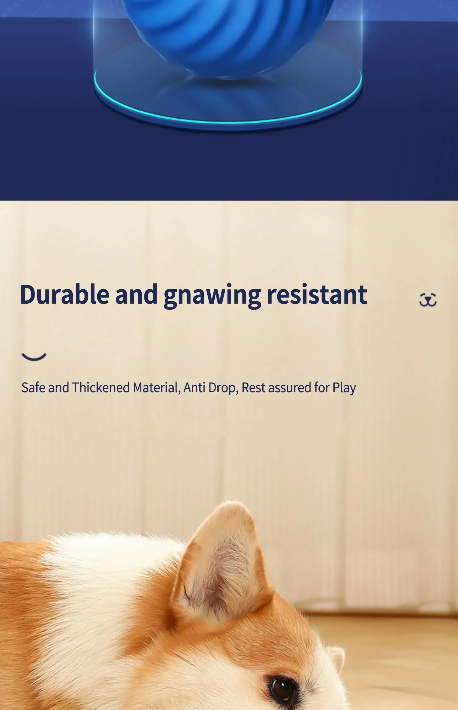 Smart Dog Toy Ball Electronic Interactive Cat Toy Moving Ball Automatic ...