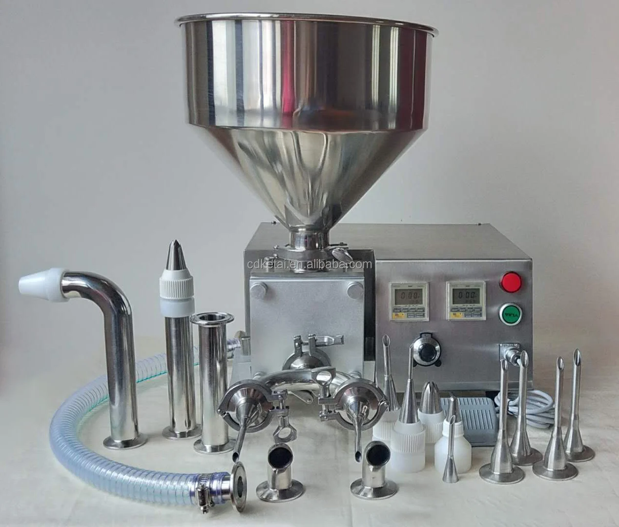 2023 Pneumatic Jam Butter Puff Core Injection Bread Filling Machine ...