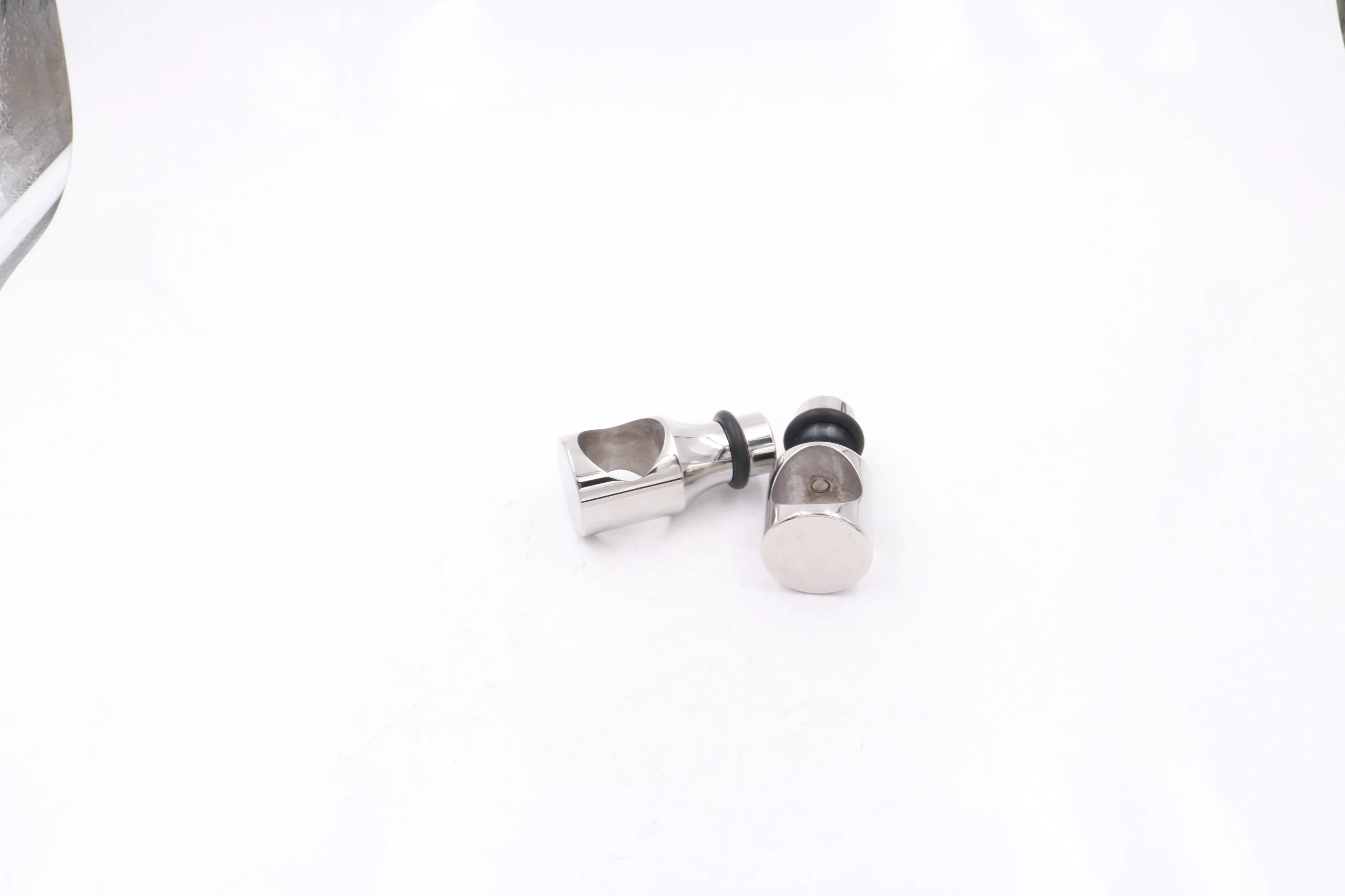 Safty Heavy Duty Glass Sliding Door System Sva-0009b Round Pipe Shower Frameless Sliding Doors ...