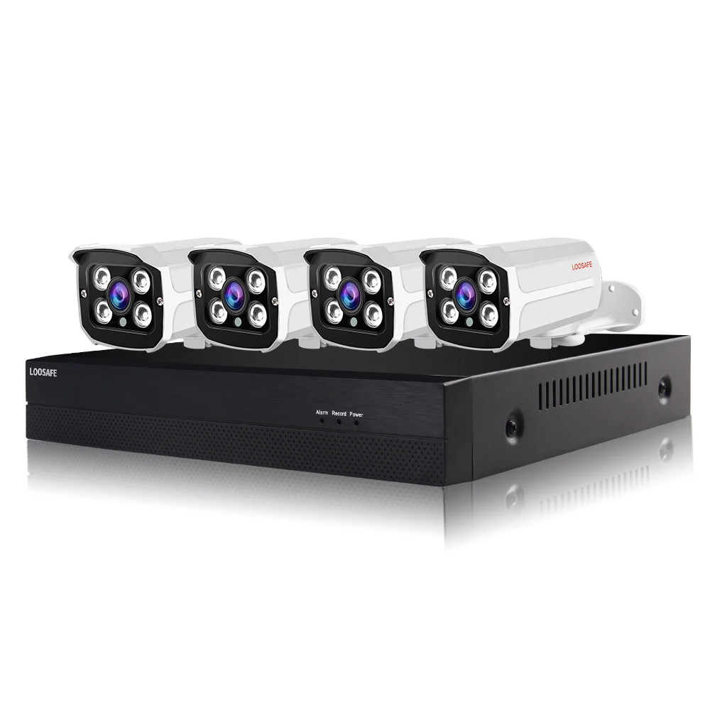 4 Ch Video DVR Kit Home Security HD 1080P AHD H.264 4Ch Dvr Combo CCTV ...