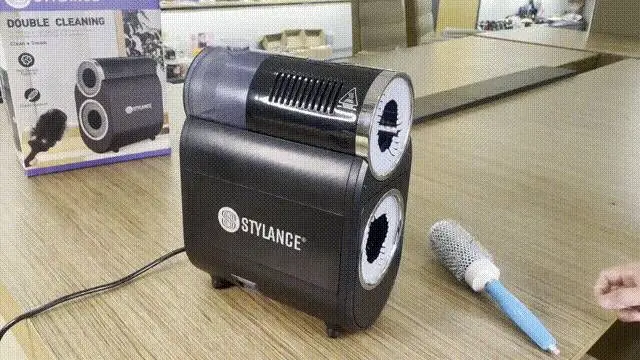 Stylance Brush Cleaner & Steam - Black Color - Clean, Steam Brush