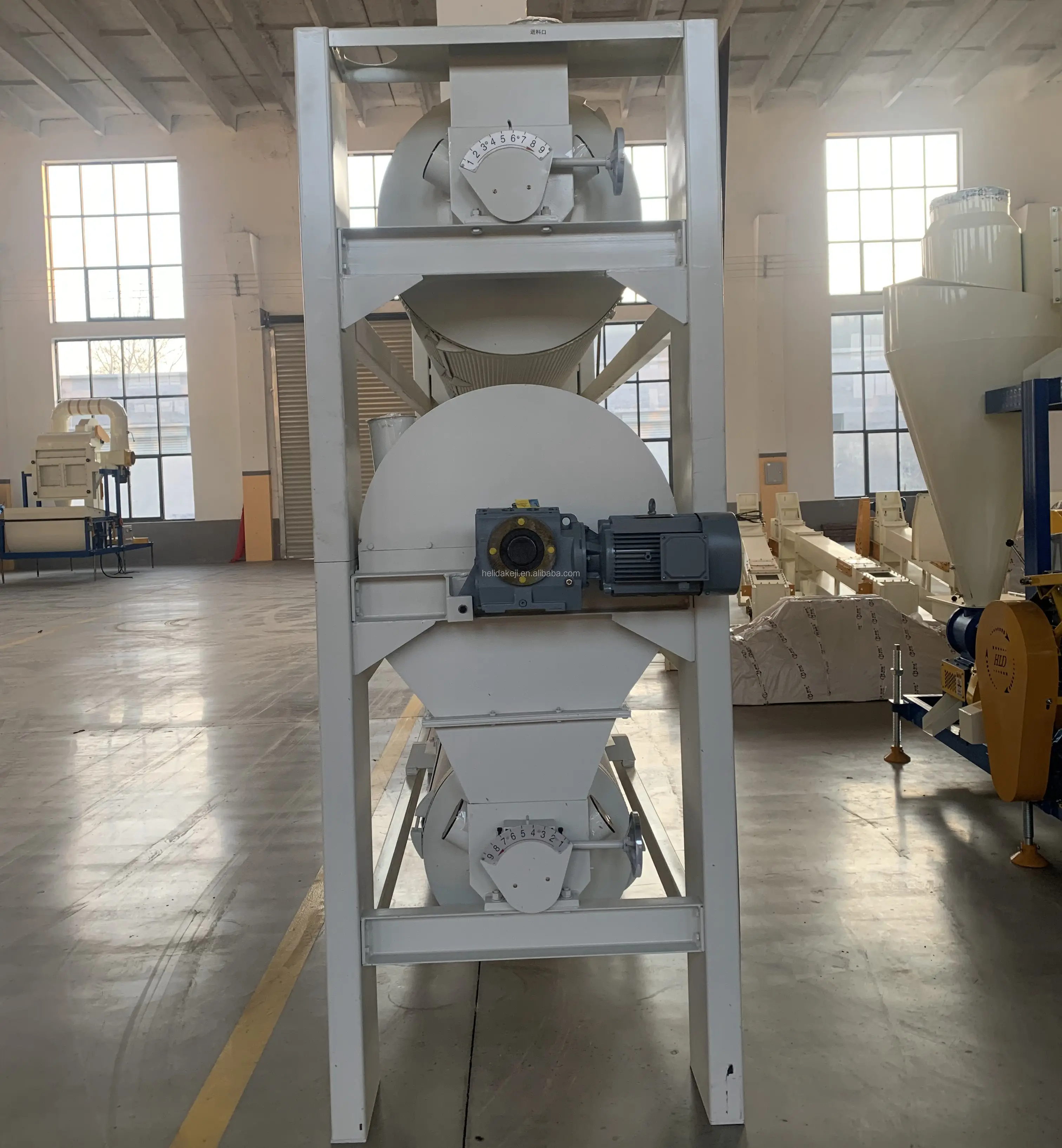 Indented Cylinder Select Wheat Rice by Length Grader Rice Length ...