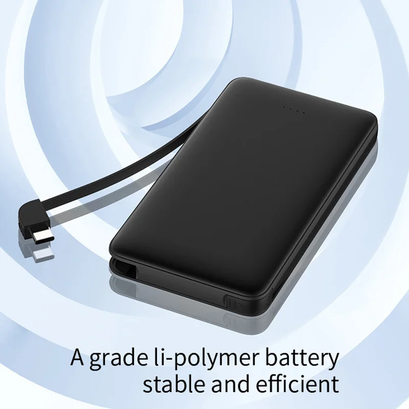 Custom Logo Credit Card Power Bank 5000mah Li Polymer Portable 10000mah ...