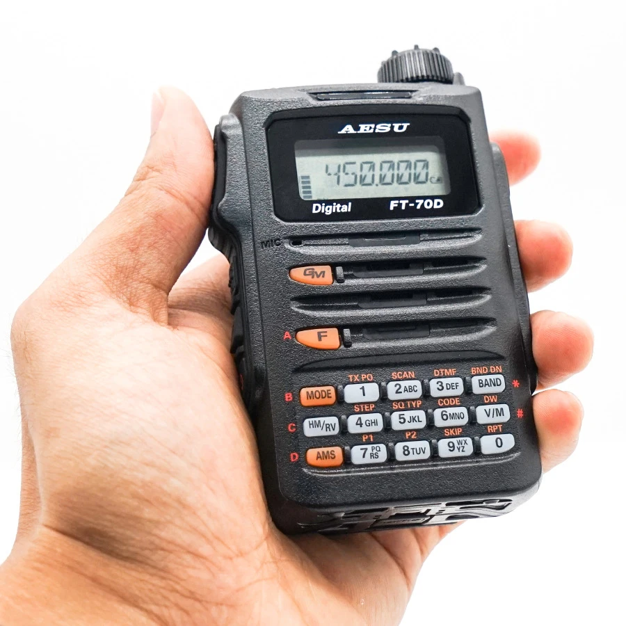Yaesu Ft 70dr - 5W Dual Band Handheld Transceiver for Ham Radio