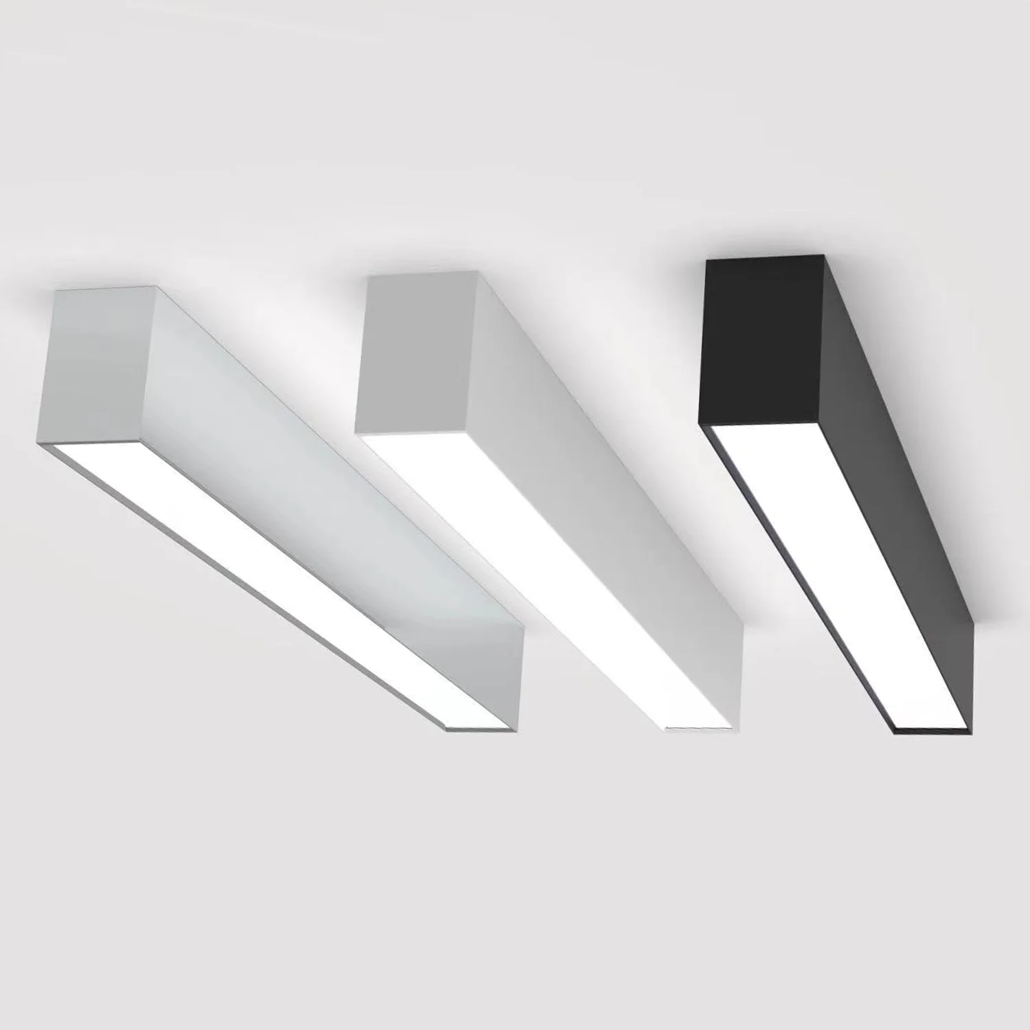 Warehouse Linear Led Light,aluminum Profile Modern Suspended Office Led ...