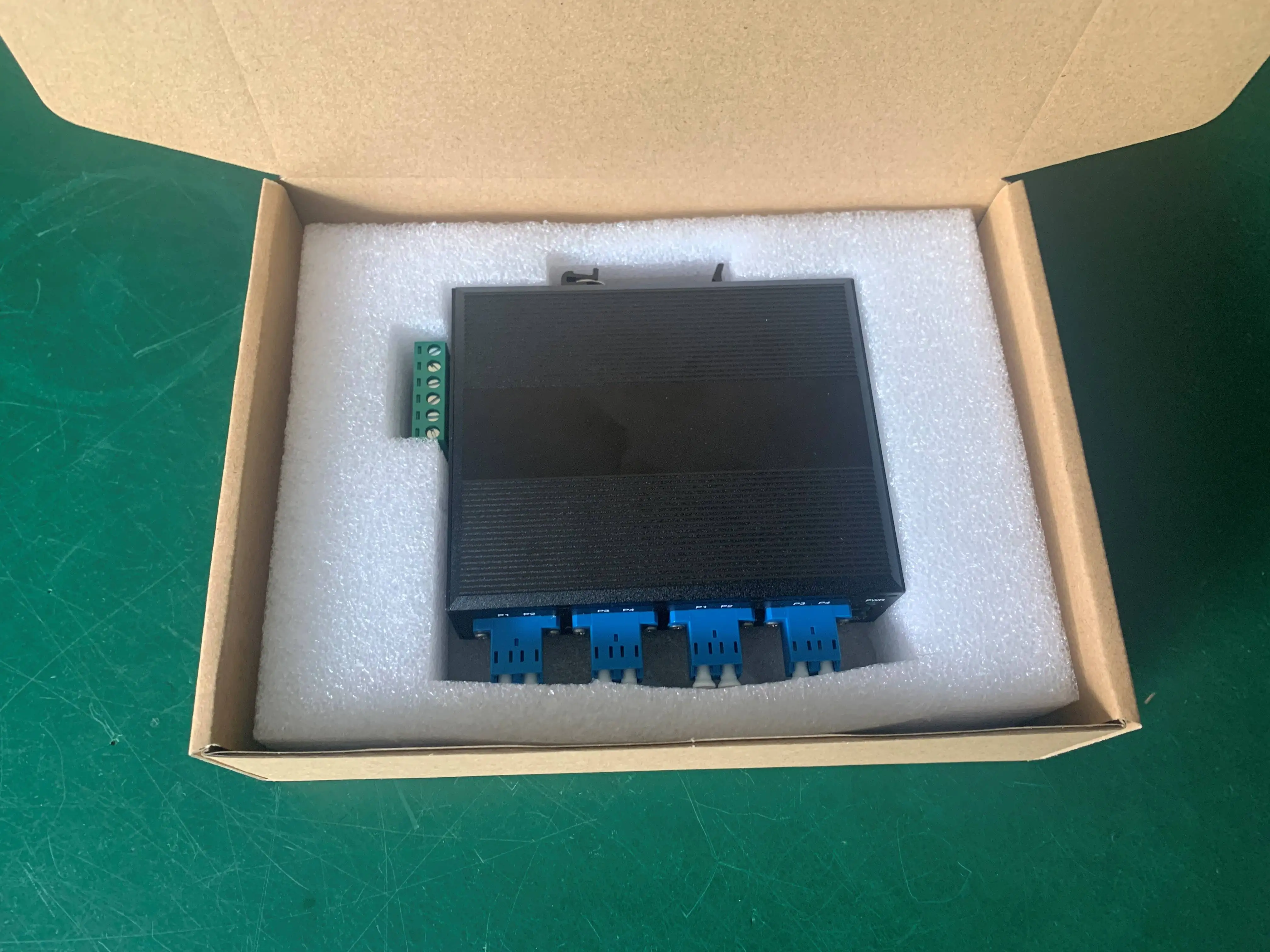 Industrial Optical Fiber Bypass Switch DC24V - Singlemode LC Port, OEM