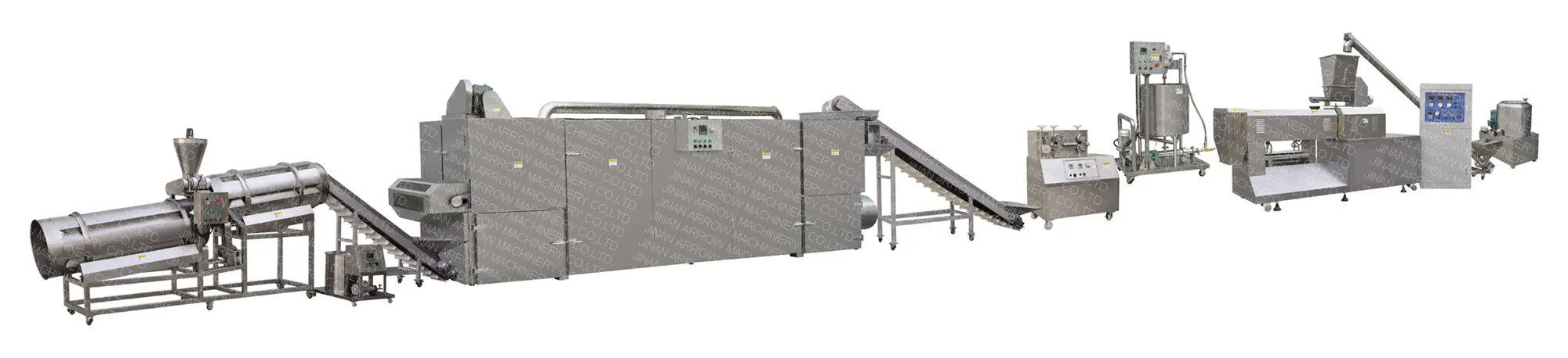 Large Capacity Automatic Corn Puffed Expanded Snacks Food Production ...