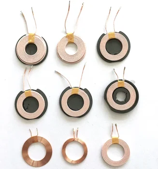 Induction Coil Qi Wireless Charger Transmitter Coil With Mnzn Ferrite ...