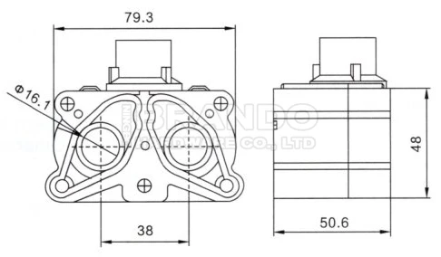 Bb16051069卡车变速箱电磁阀线圈24v Dc 1a 4422312221 4724000012 4422302221 ...