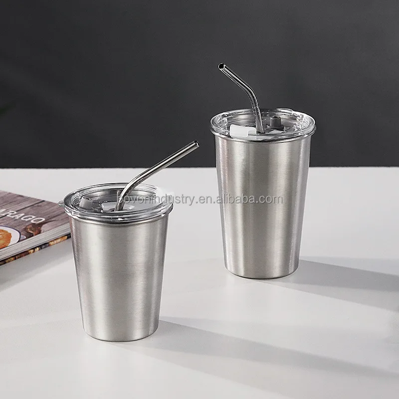 Custom Double Wall Heat Resistance Travel Cup Mugs Stainless Steel Coffee Tumbler With Lid - Buy ...