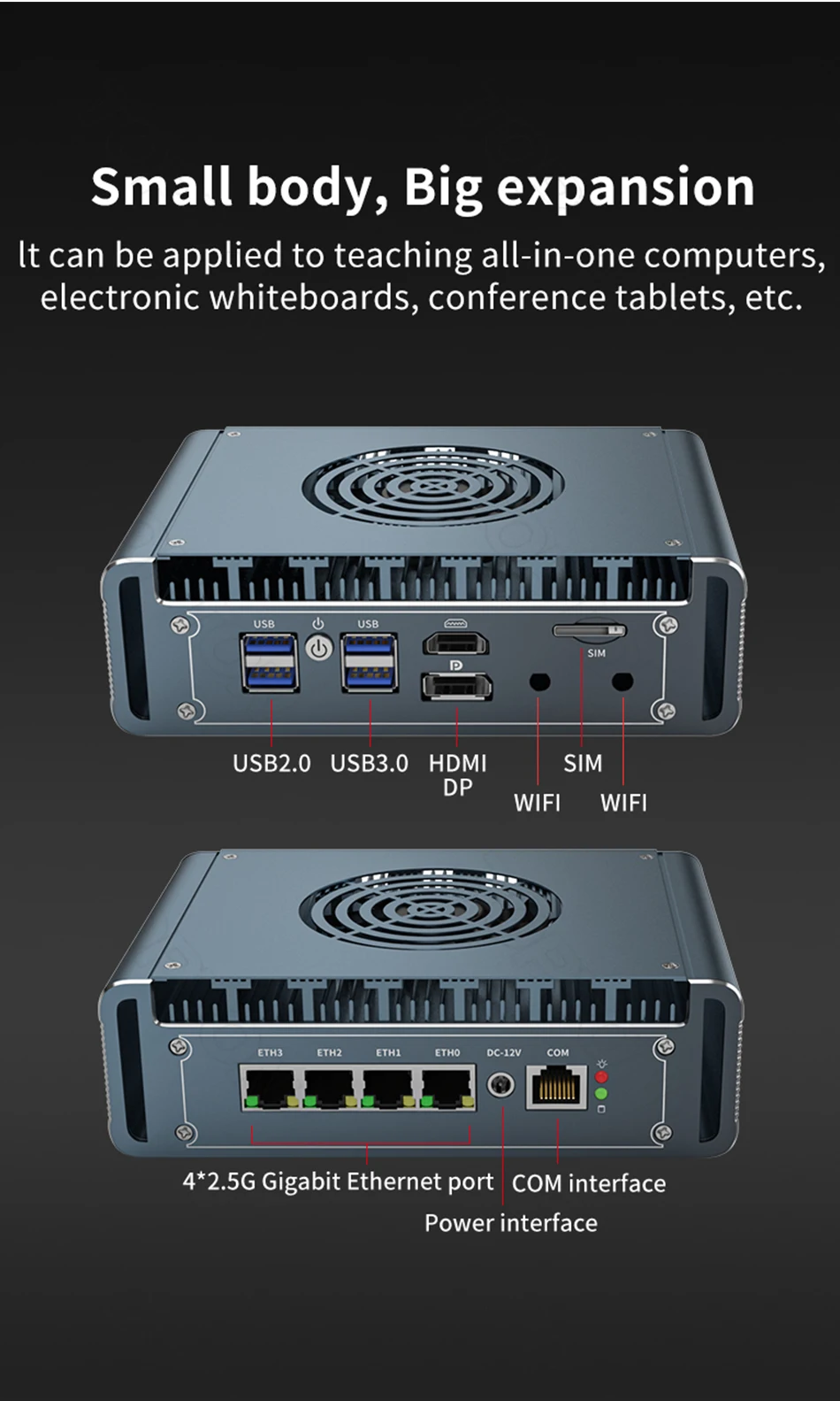 11th Gen Mini Router I7-1165g7 I5-1135g7 4x I226 2.5g Lan 2xddr4 Nvme ...
