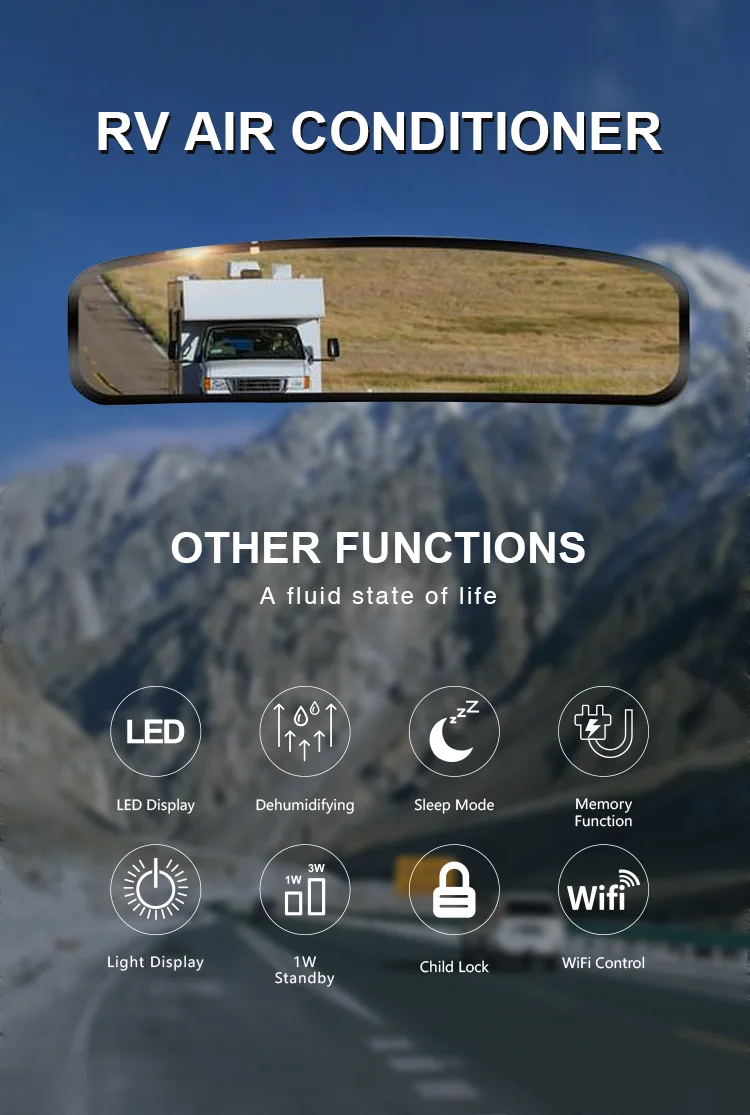 Gree Inverter AC Air Cooler 9000 BTU for Camping Caravan RV