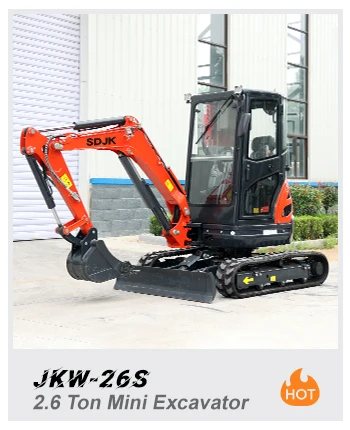 SDJK Mini Excavator 2 Ton - Efficient Epa Kubota Engine
