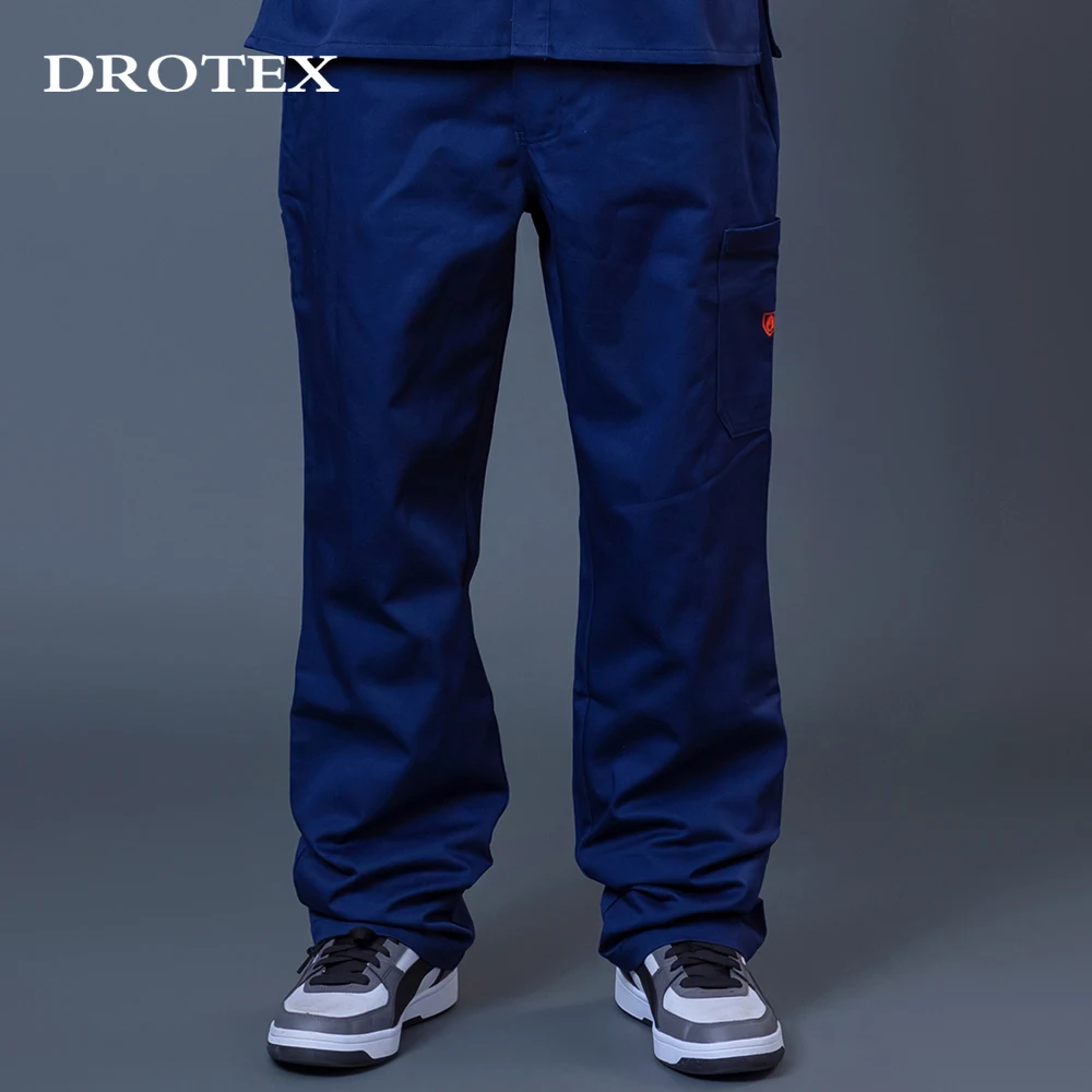 Canvas Blue Site Mechanic Insulated Welding Mining Work Wear Trousers ...