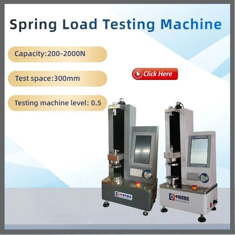 2000N Automatic Coil Spring Compression Load Testing Machine