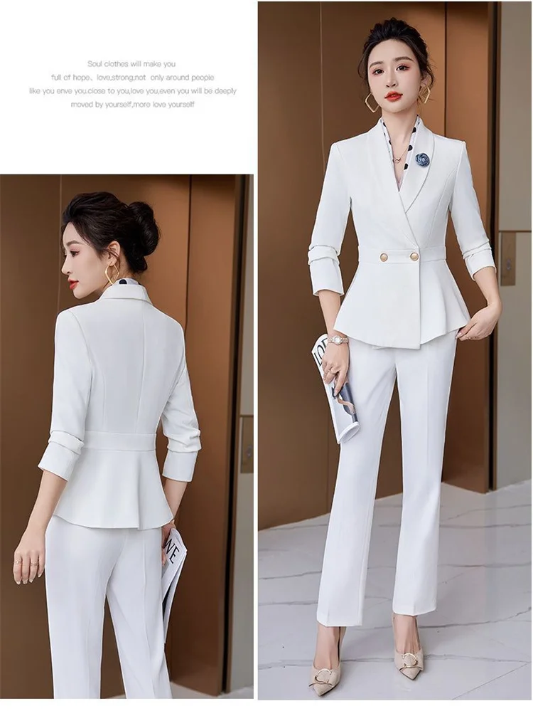 Top Grade Women's Professional Suit - Formal Fashion Work Clothes