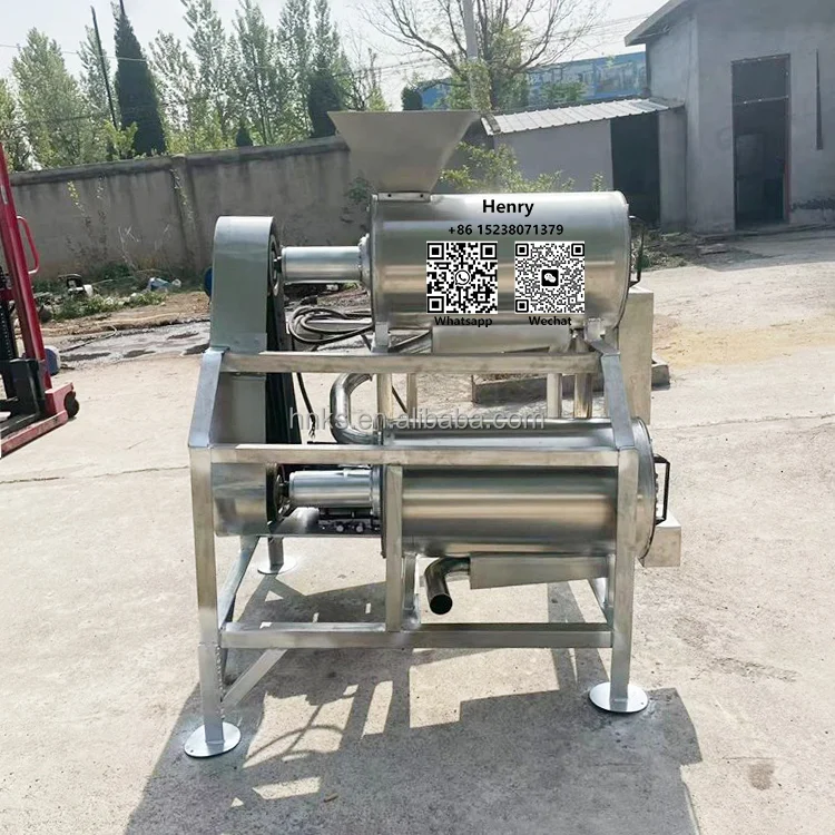 Industrial Stainless Steel Mango Pulper - Efficient Juice Making Machine