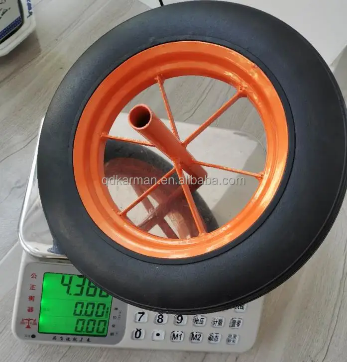 Durable Solid Rubber Wheels for Wheelbarrows & Hand Trucks