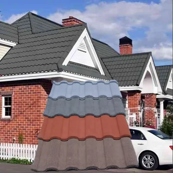 Stone Coated Roofing Sheet Color Stone Coated Metal Roof Tiles Original ...