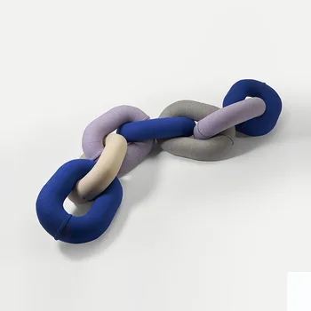 Modern Minimalist Designer Creative Chain Sofa Model Room Home ...