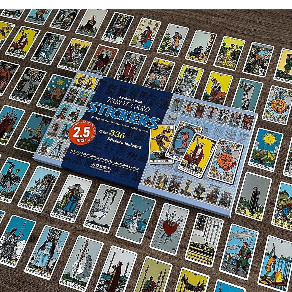 Ta-rot Stickers For Journaling Mini Tarot Card Stickers Based On ...