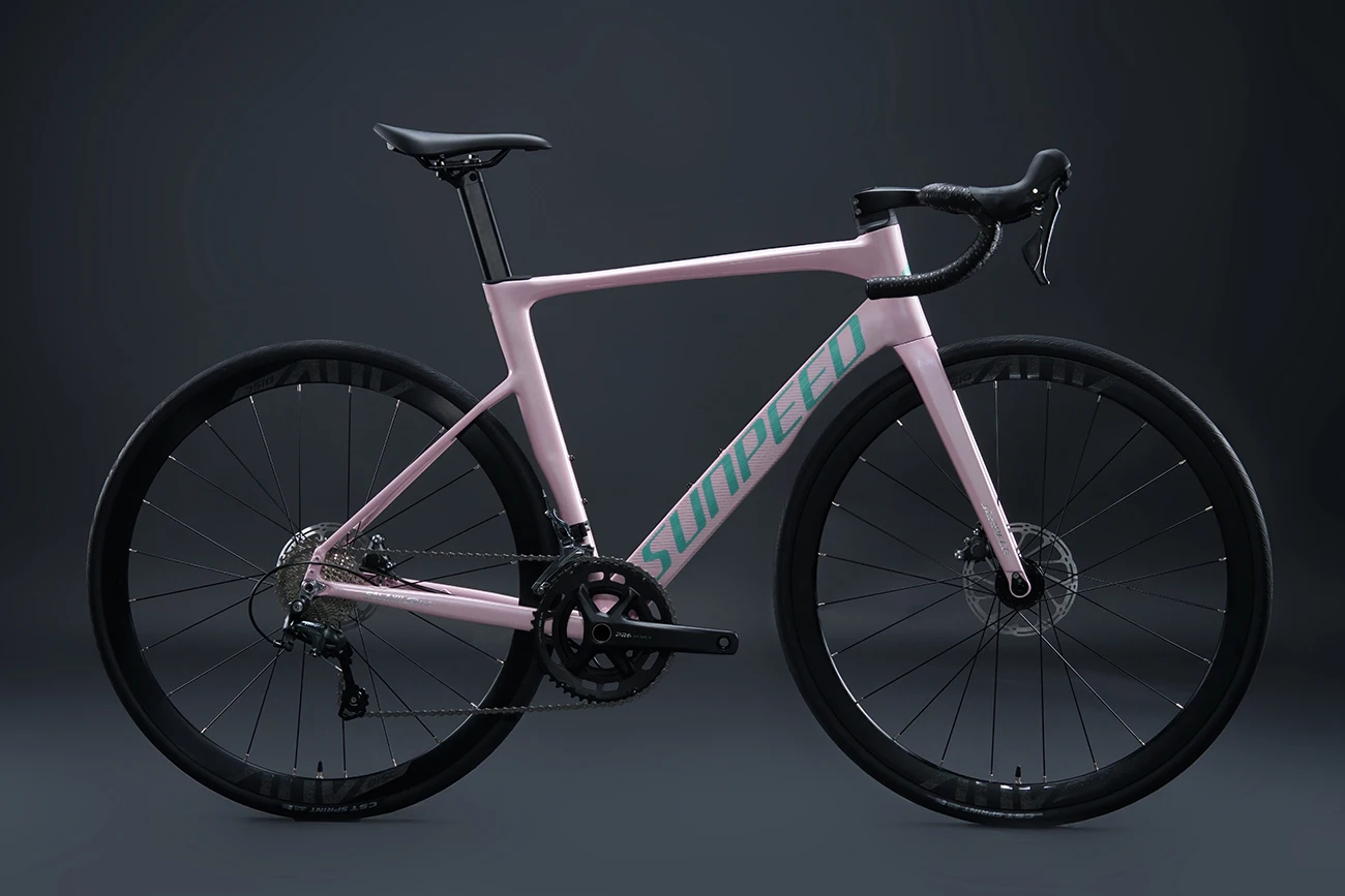 Sunpeed 700c Aluminium Wheels Thru Axle Hydraulic Disc Brake 2*10 Speed ...