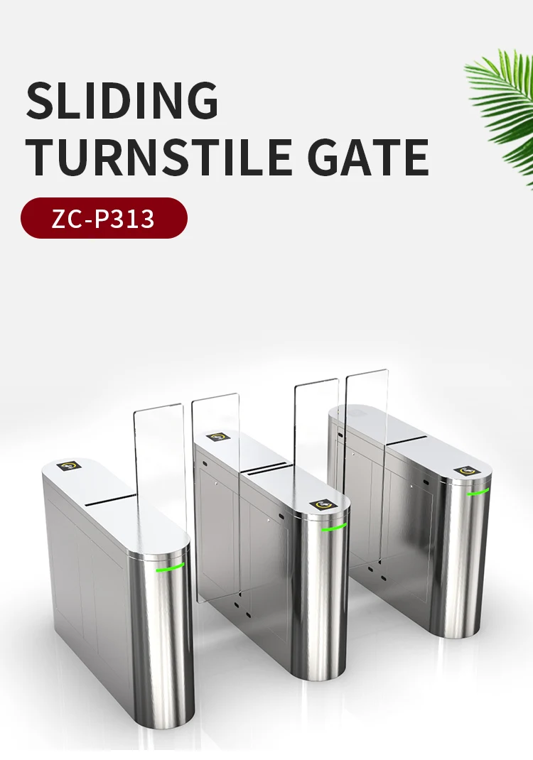 Speed Sliding Gate with QR Code & NFC Turnstile Barrier