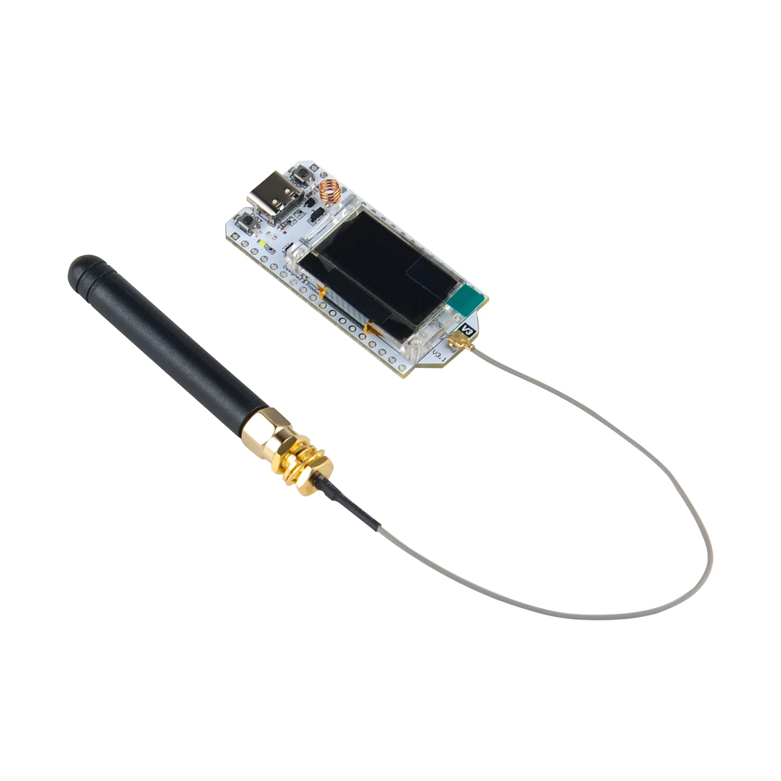 Wb32la Wifi Lora 32 V3 868mhz Sx1262 0.96 Inch Oled Screen Display ...