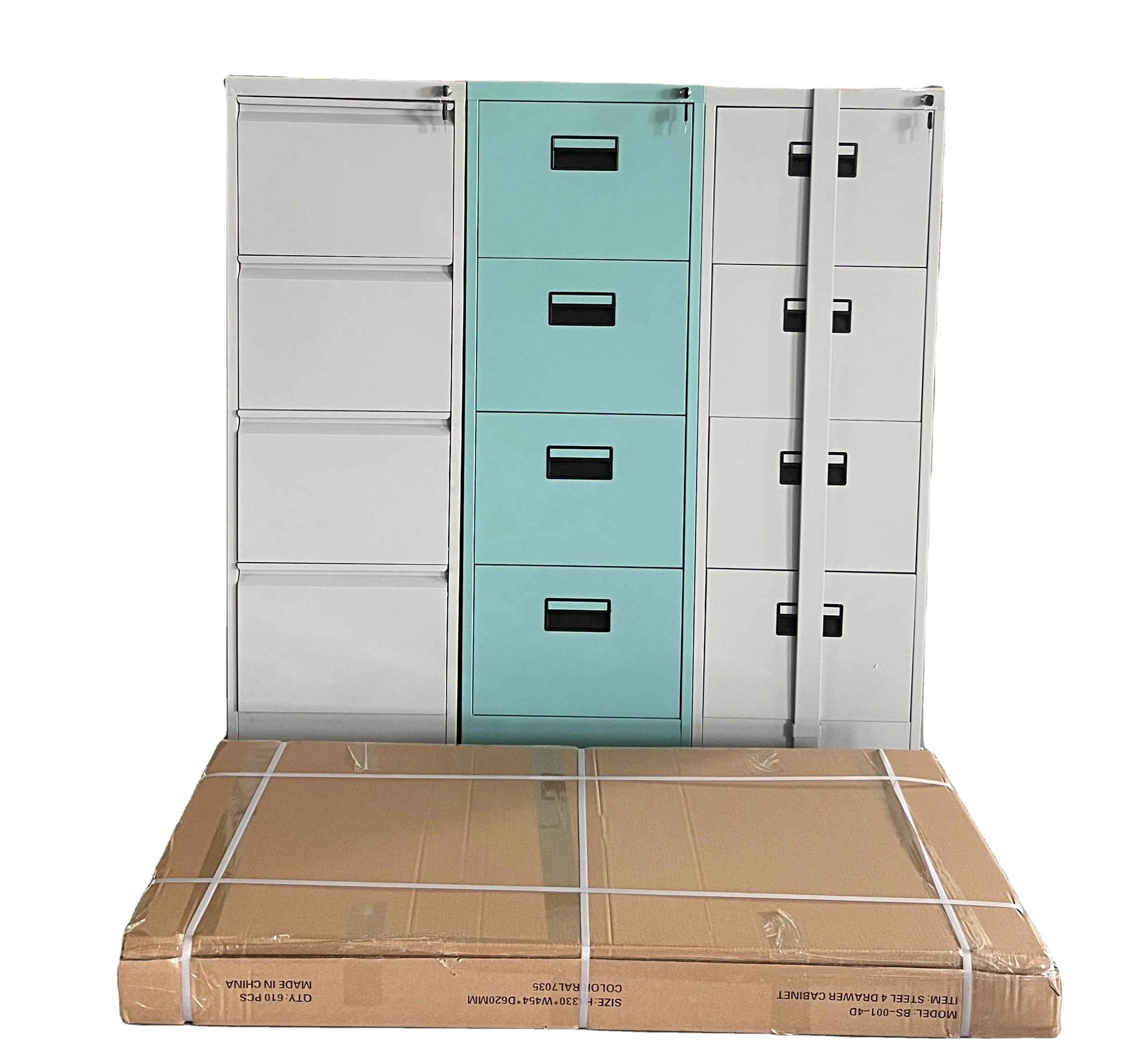 4 Tier Filing Cabinet A4 File Cabinet Drawer Document Security Cabinet ...