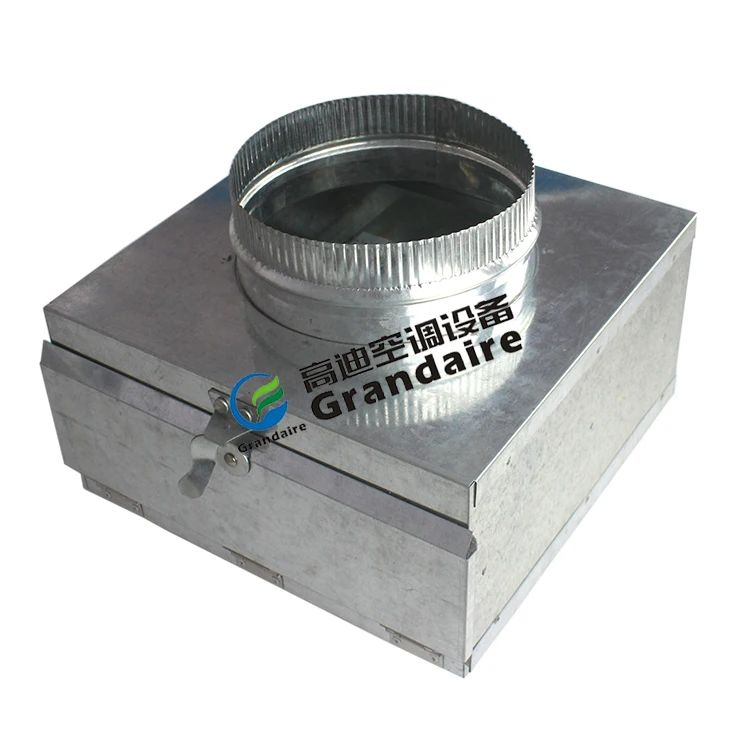 Galvanized Steel Inline Duct Box with Replaceable Primary Filter for ...