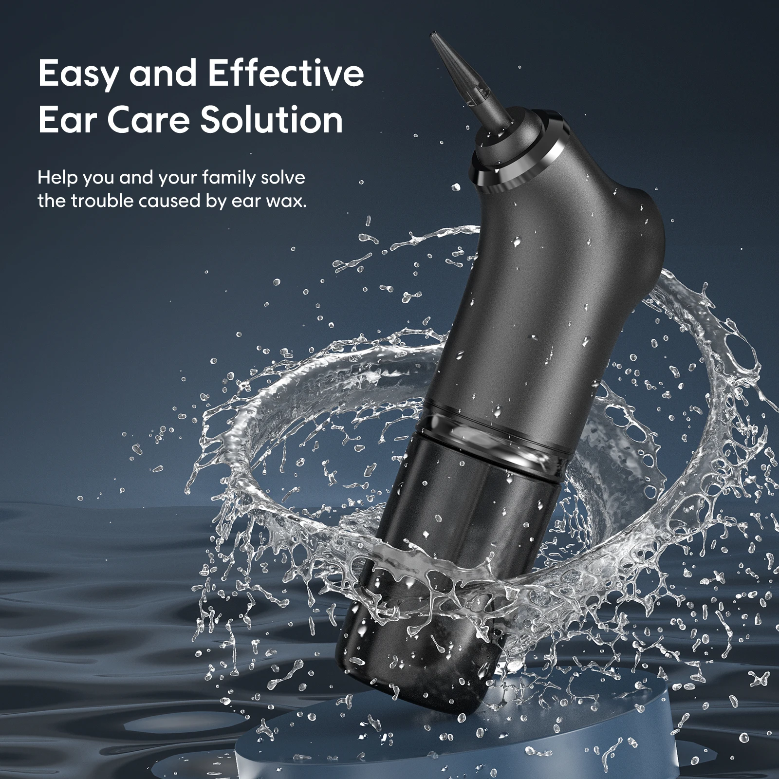 E30 Electric Ear Irrigator - 200ml Water Capacity, 4 Cleaning Modes for ...