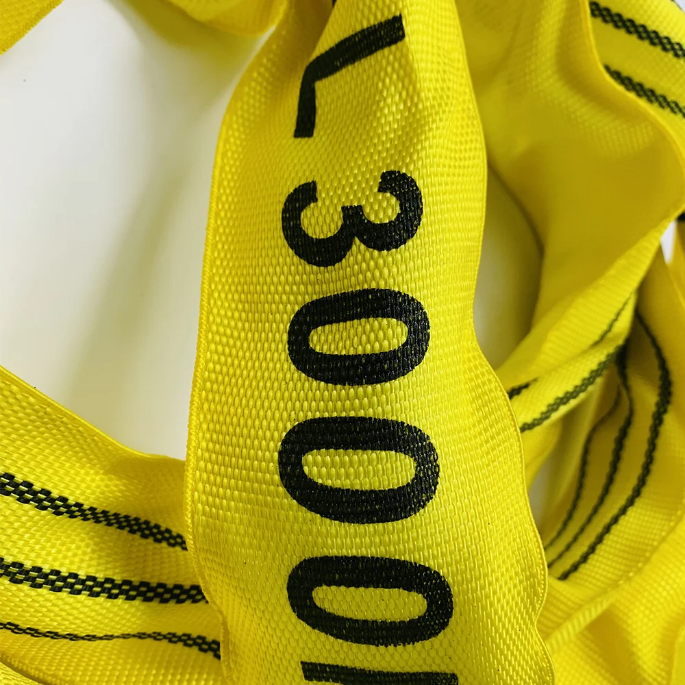 6 Meter Platform Nylon Webbing Sling 3 Ton Aramid Fiber Circular ...
