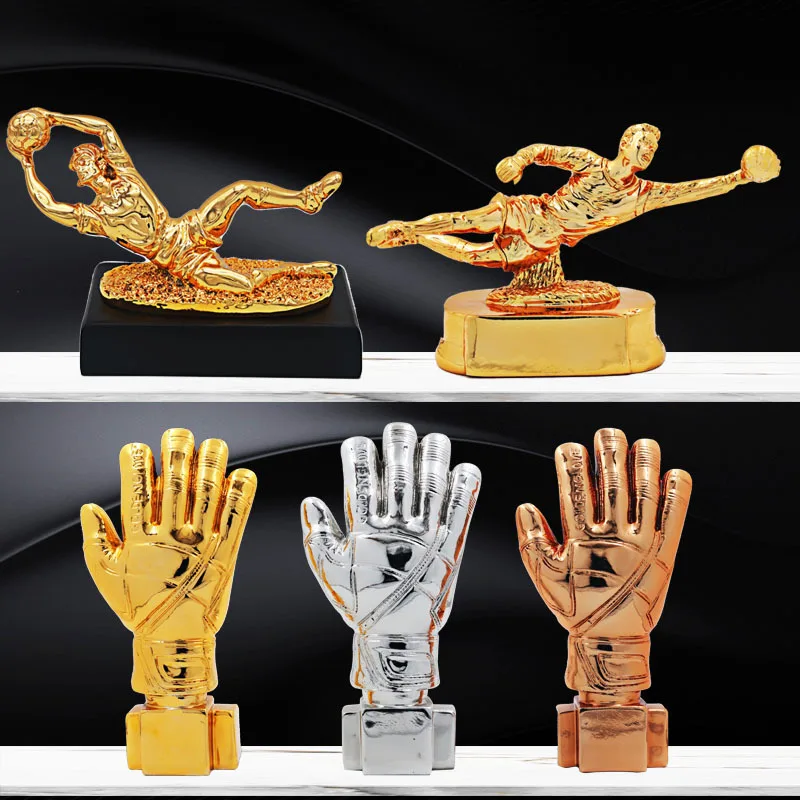 Golden Ball Football Trophy - Resin Award for Sports Events, Souvenirs ...