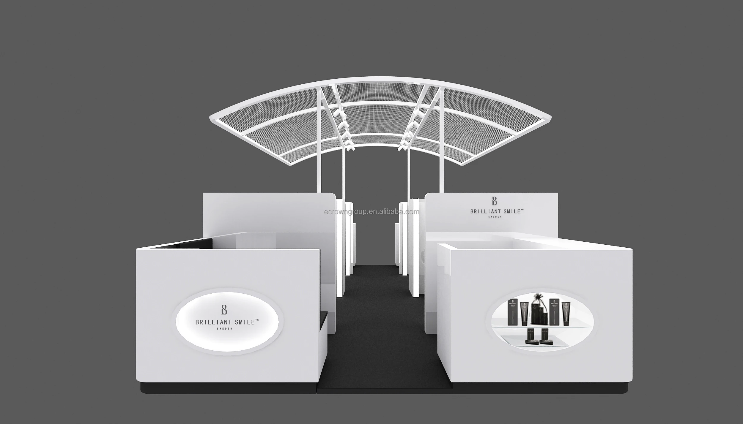 Design Teeth Counter Case Origin Ect Sin Place Model Showcase Display ...