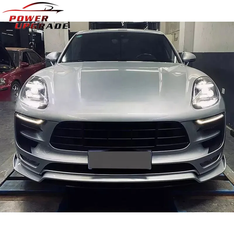 For Porsche Macan Turbo Gts 2014-2017 Carbon Fiber Front Lip Rear ...