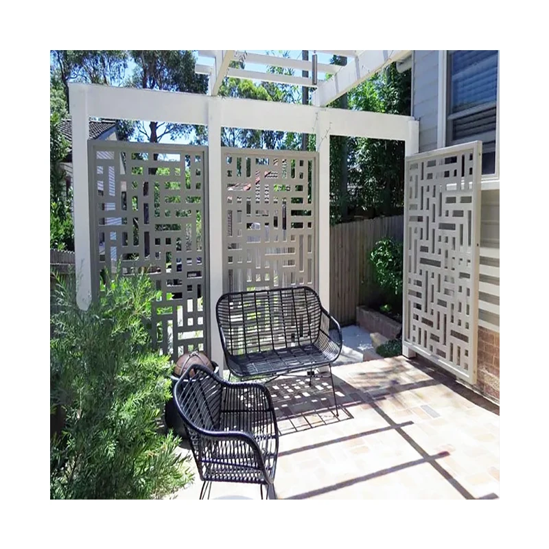 Decorative Aluminum Privacy Fence Panels Powder Coated Room Dividers ...