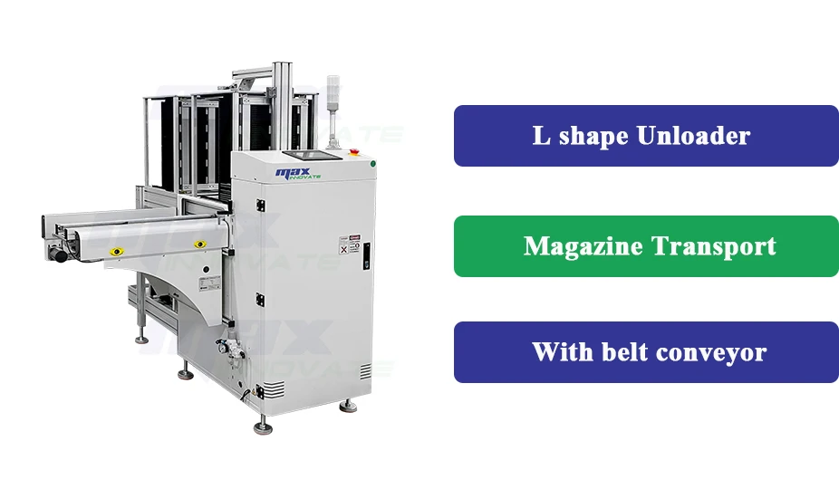 China Made Pcb Horizontal Unloader Auto L Shape Pcb Unloader L Shape ...