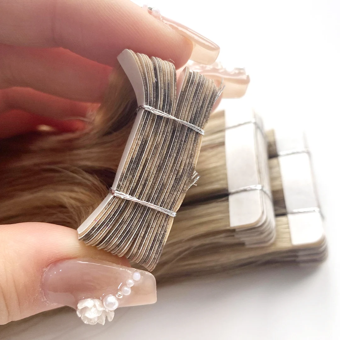 Cuticle Aligner Double Drawn Luxury Quality Slavic Hair Tape Ins ...