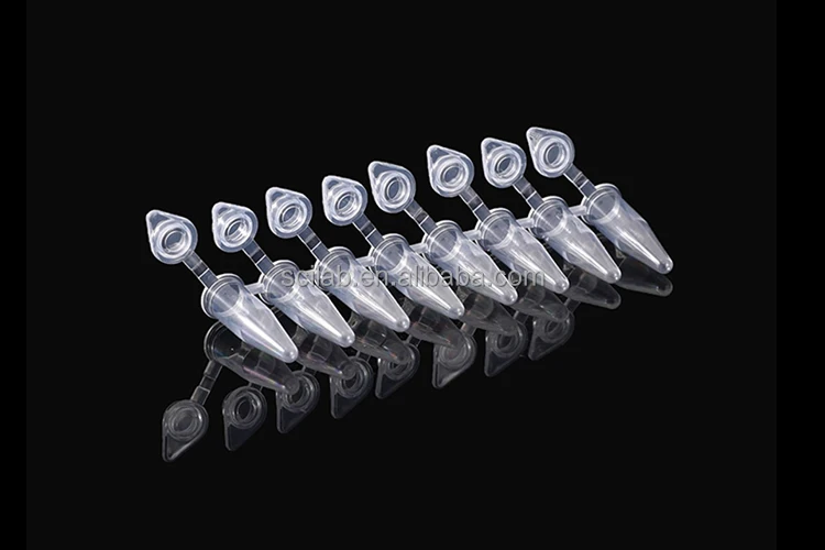 Tightly Sealed Sterile PCR Tubes - 0.2ml 8 Strip Fluorescence