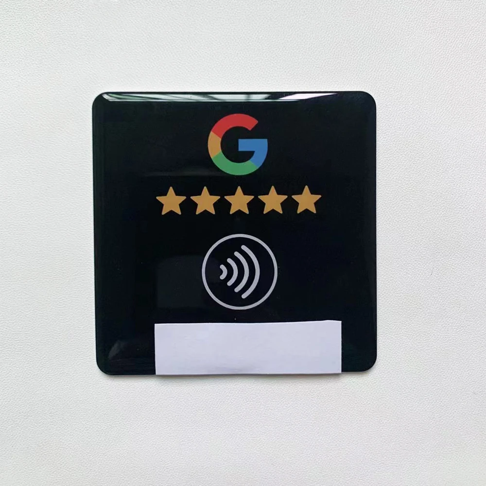 Custom Google NFC Table Menu QR Code Google Review Plate Display Google ...