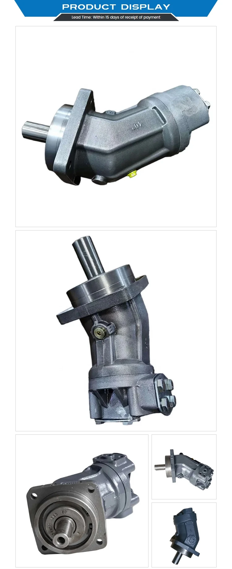 A2f Pump Motor A2f500,A2f355,A2f250,A2f200,A2f160,A2f107,A2f125,A2f80 ...