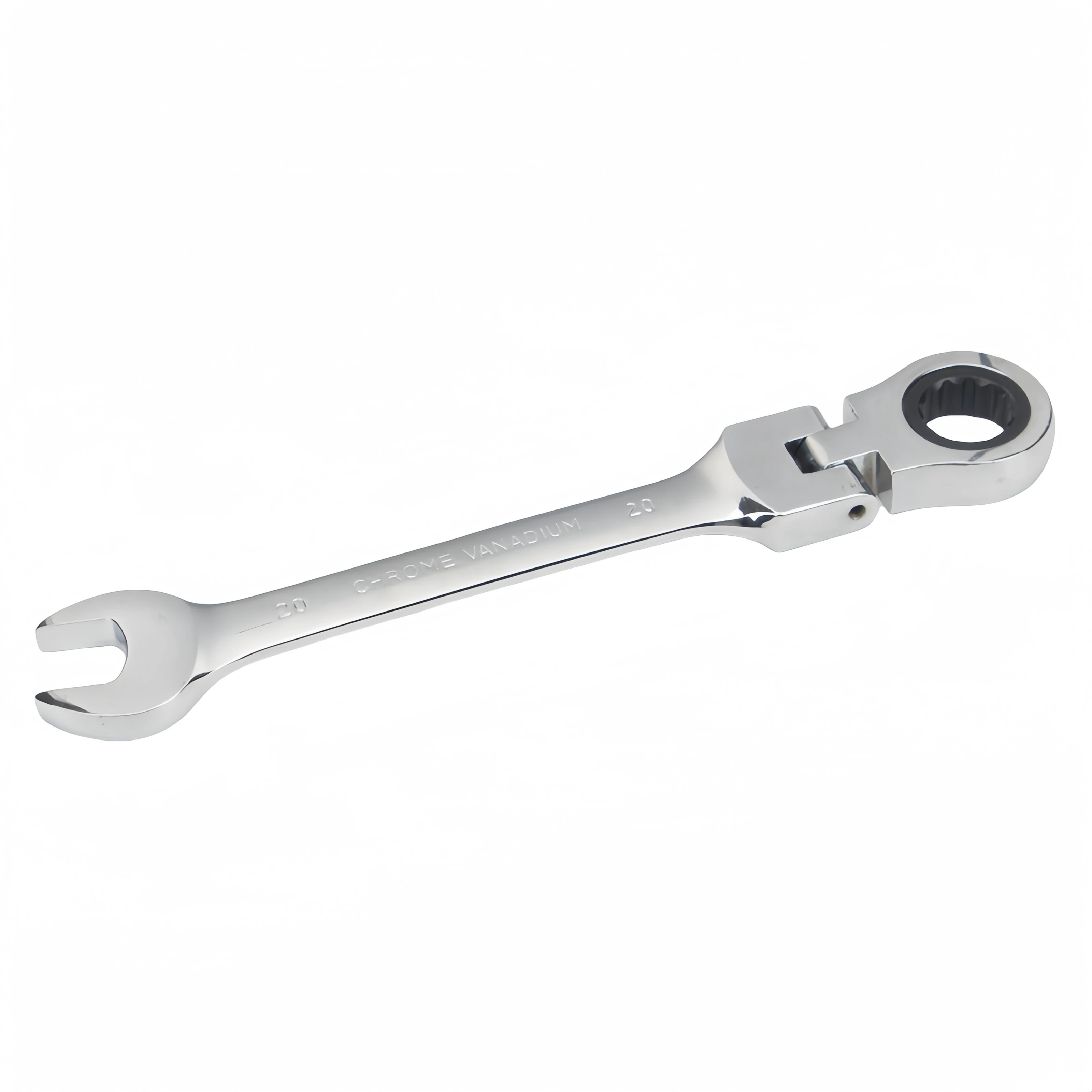 20mm Ratcheting Wrench Set Flexible Pivoting Head Ratchet Combination ...