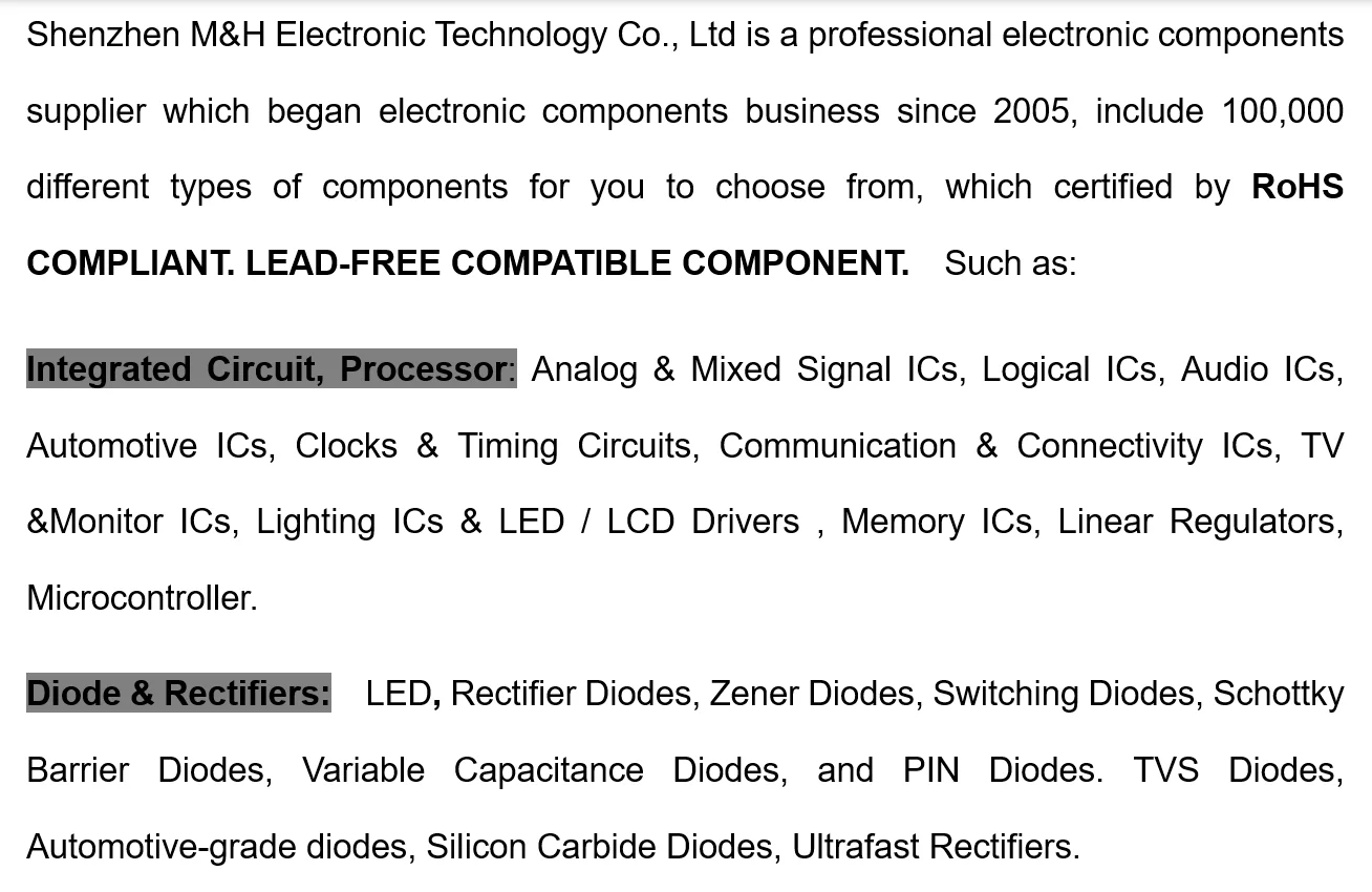 Electronic Components Silicon Temperature Sensors KTY81/210 SOD70 ...