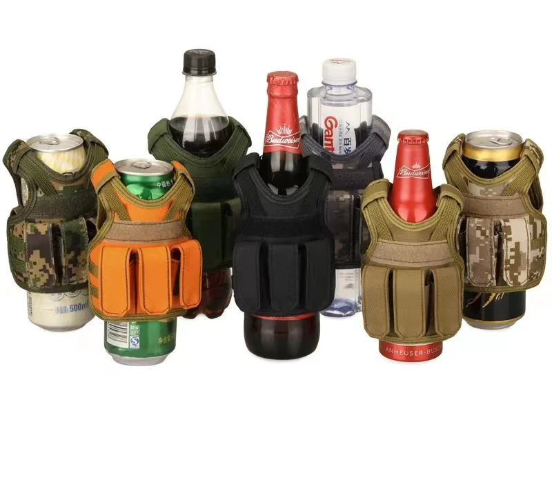 Ready to Ship Tactical Can Koozies Mini Vest for Beer Bottle| Alibaba.com