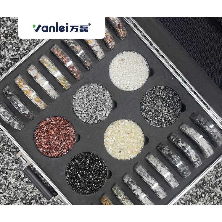 Vanlei Epoxy Resin Stone Sample - Durable Flooring Solutions